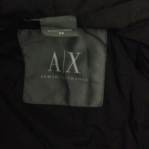 A/X Armani Exchange | Tops | Ax Armani Exchange Grey Black Zip Up ...